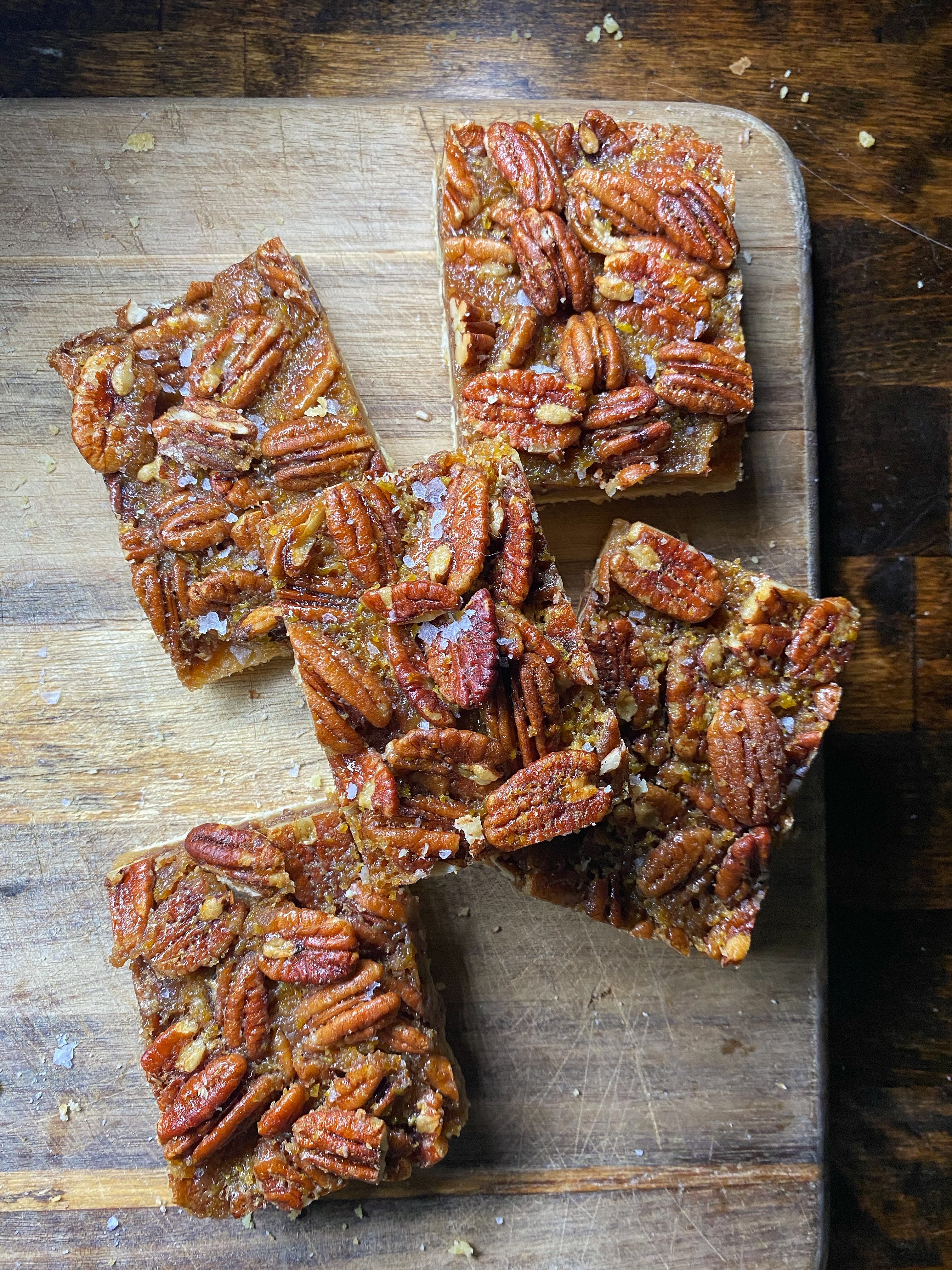 Recipe: Maple Bourbon Pecan Bars – Farmer Bailey Inc.